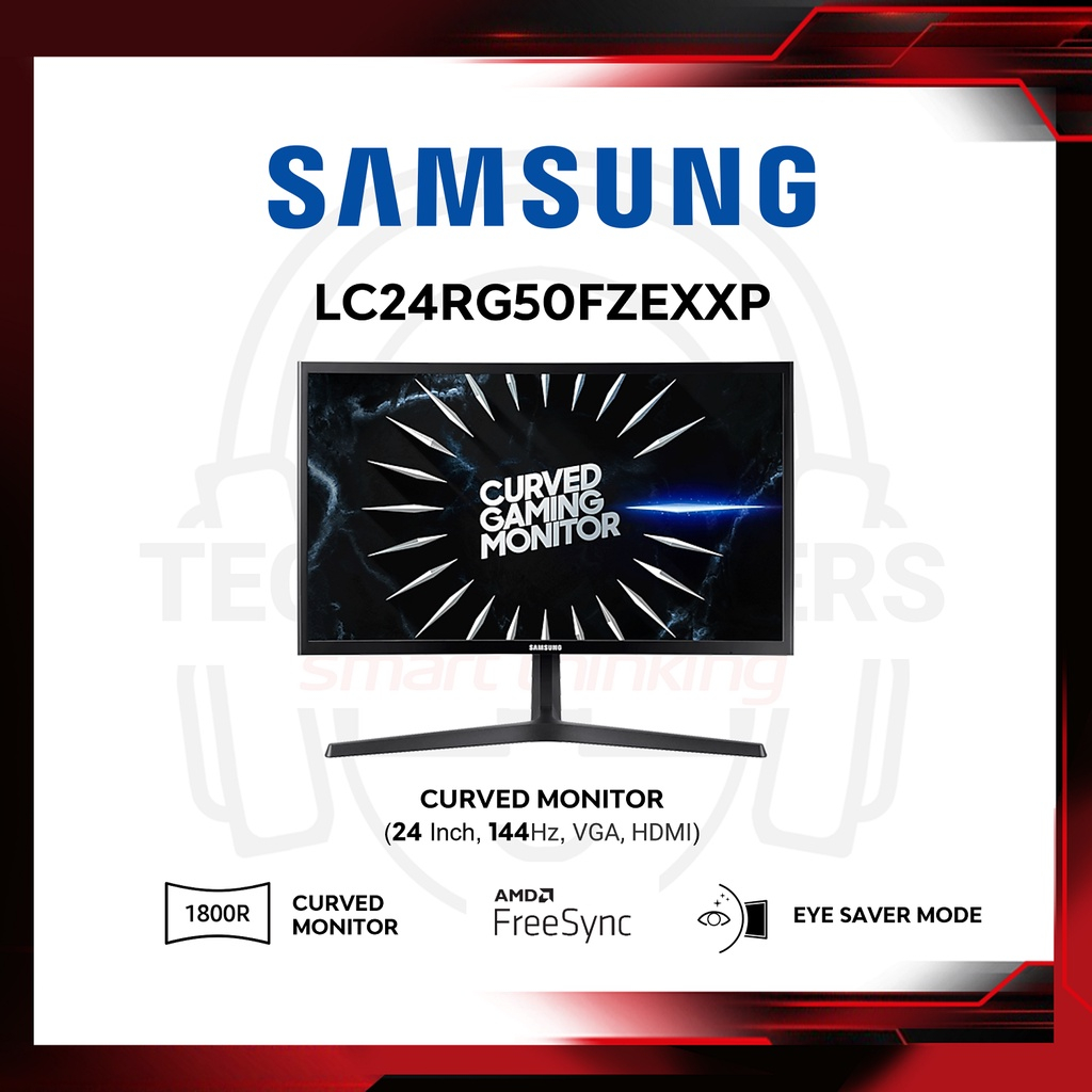 Samsung 24" CRG5 144Hz Curved Gaming Monitor, LC24RG50FZEXXP | Shopee ...