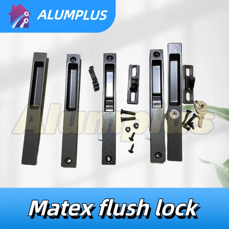 SD FLUSH LOCK Handle for Sliding Door Sliding Window MATEX #10 / #11 / #12 bronze / white ...