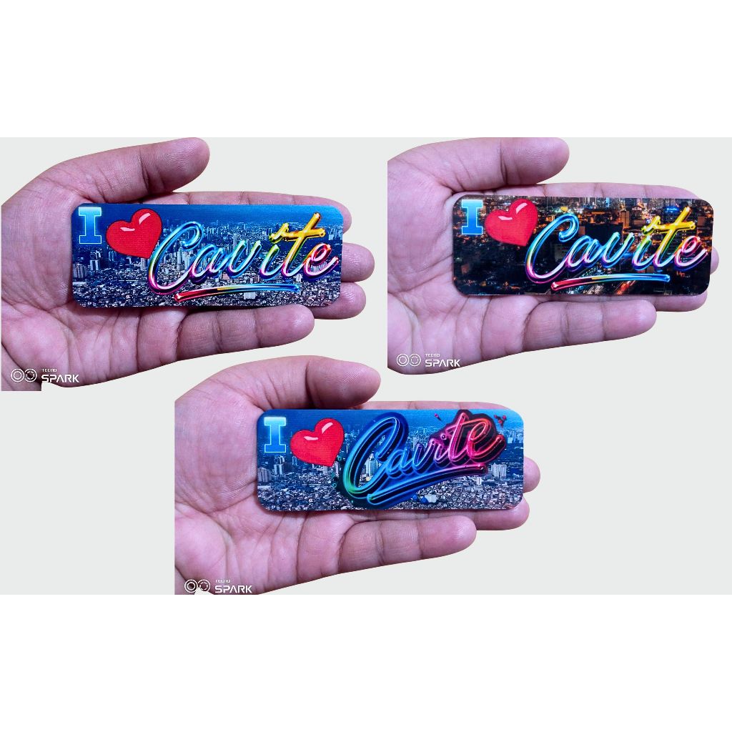 I LOVE CAVITE DESIGN SOUVINER RUBBER REF MAGNET RECTANGLE | Shopee ...