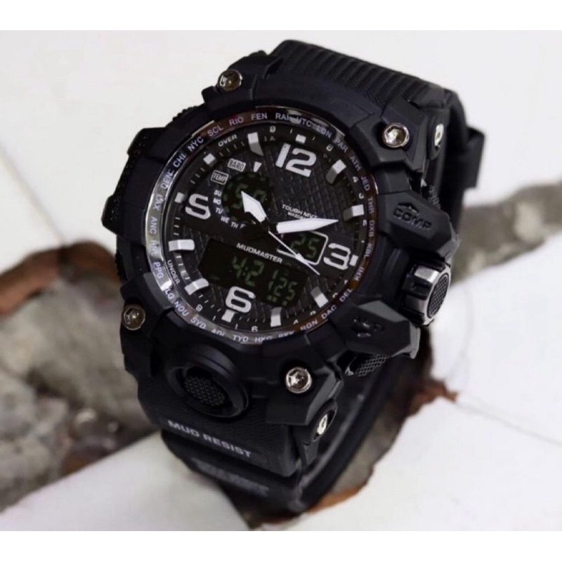 Men’s Sport Dual Time Watch | Shopee Philippines