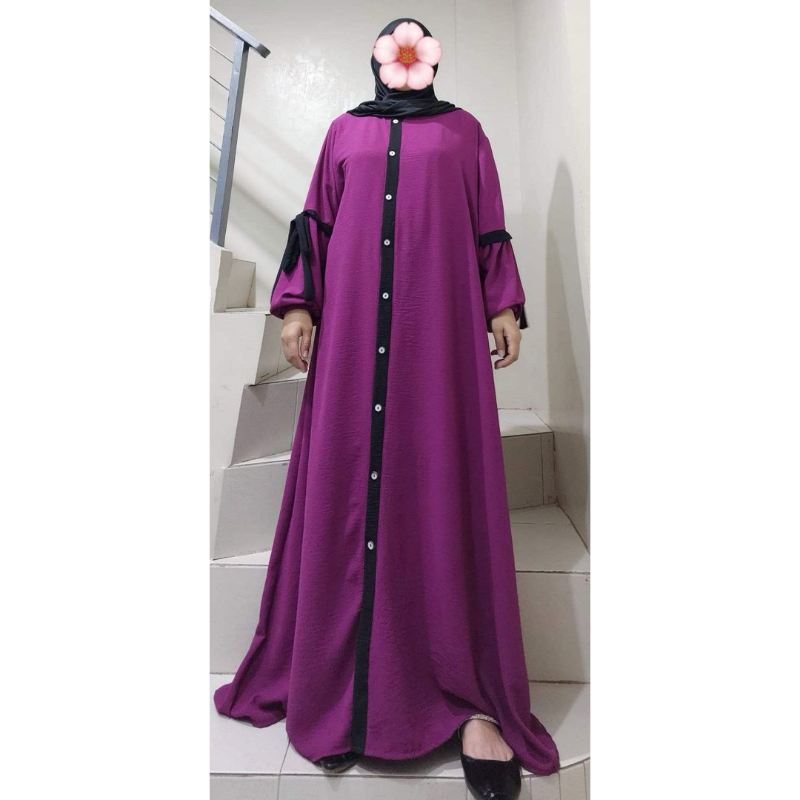 air flow fabric combi. maxi dress | Shopee Philippines