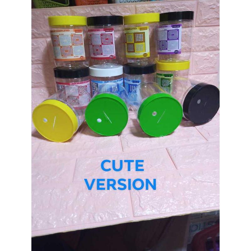 CUTE VERSION JAR COINBANK ALKANSYA IPON CHALLENGE/PHP75 | Shopee Philippines