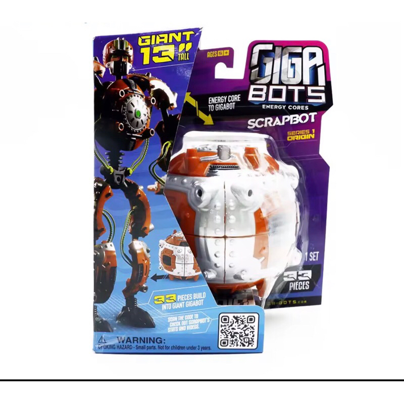Gigabots Energy Core transformers robot - Scrapbot | Shopee Philippines
