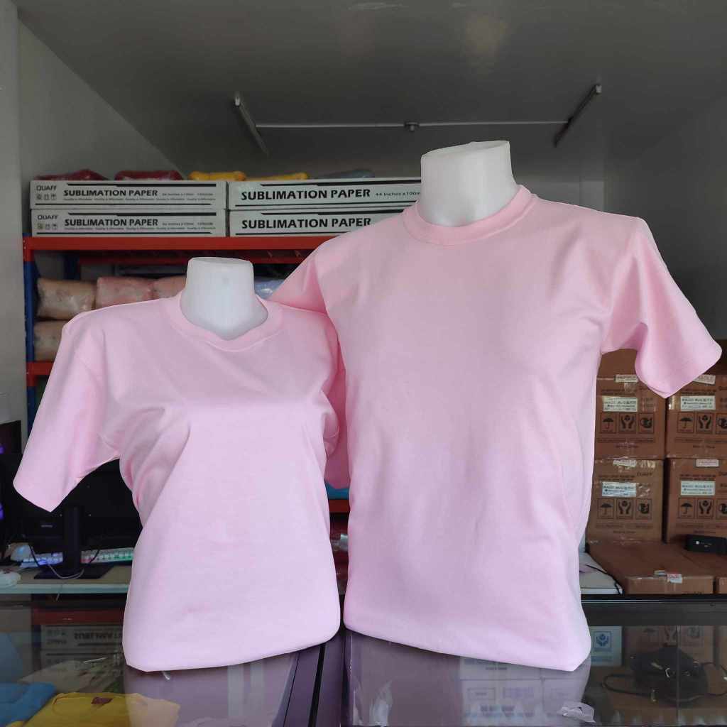 Light Pink YALEX Red Label Colored T-Shirt Pure Cotton Very Thick in ...