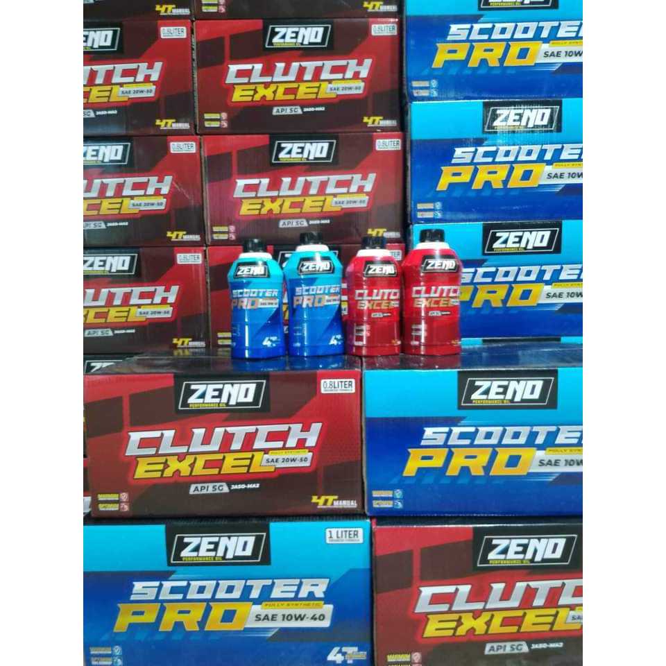 ZENO Clutch Excel 20w 50 Engine Oil fully Synthetic | Shopee Philippines
