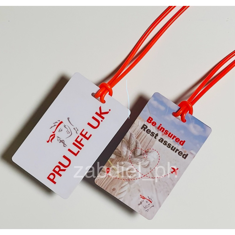 PRU BAG TAG / LUGGAGE TAG / PVC | Shopee Philippines