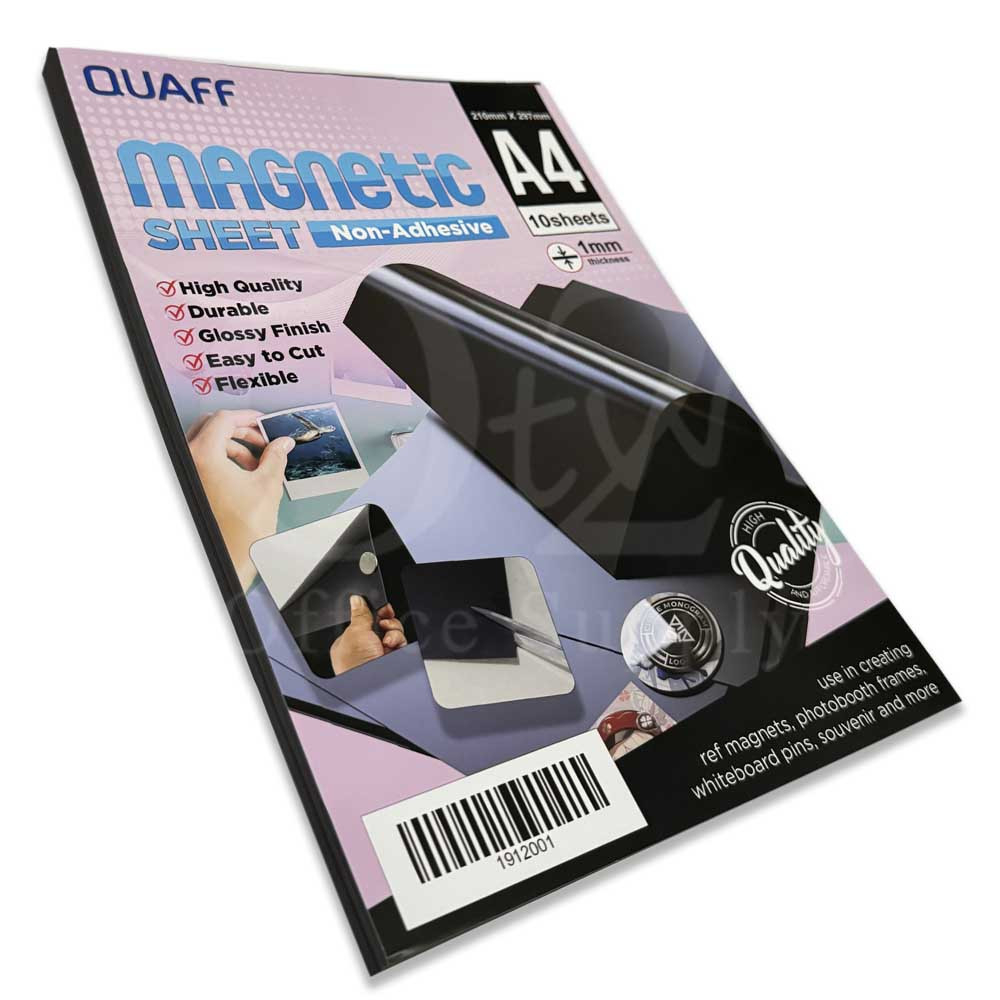 Magnetic Sheets A4 size 10 pieces (Non-Adhesive / with Adhesive) QUAFF | Shopee Philippines