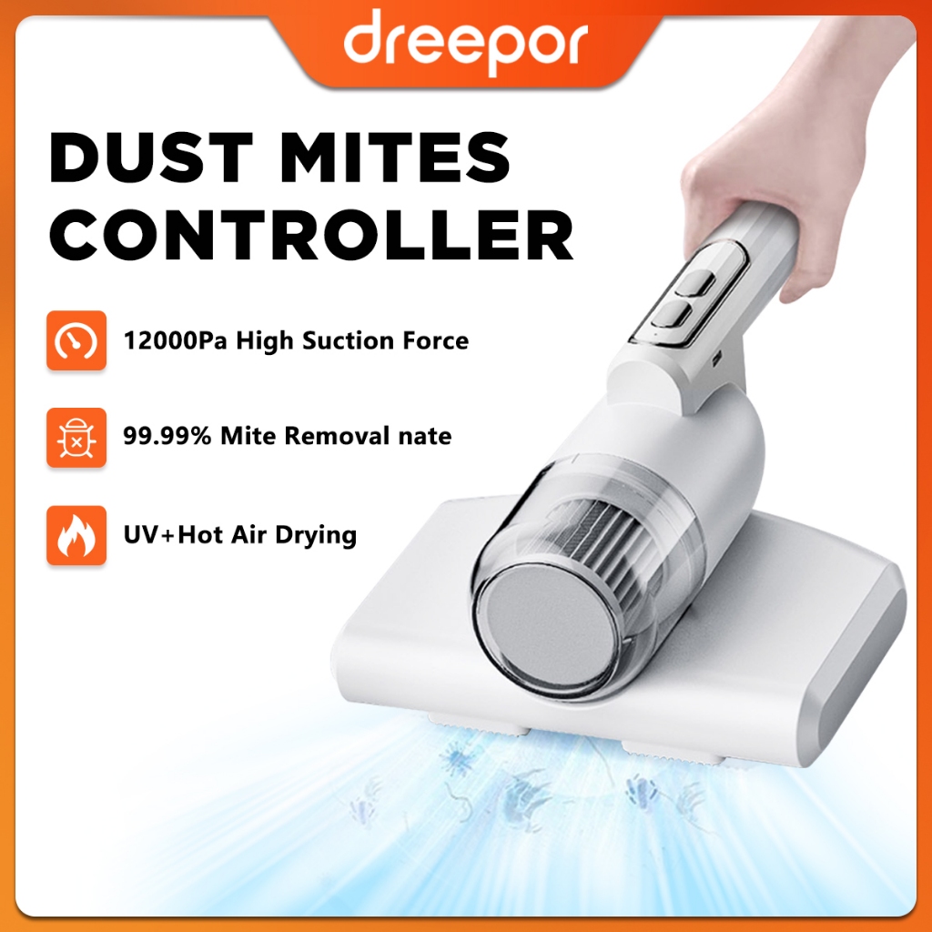 12000Pa Wireless bed Vacuum Cleaner Dust Mite Vacuum Cleaner Removal UV ...