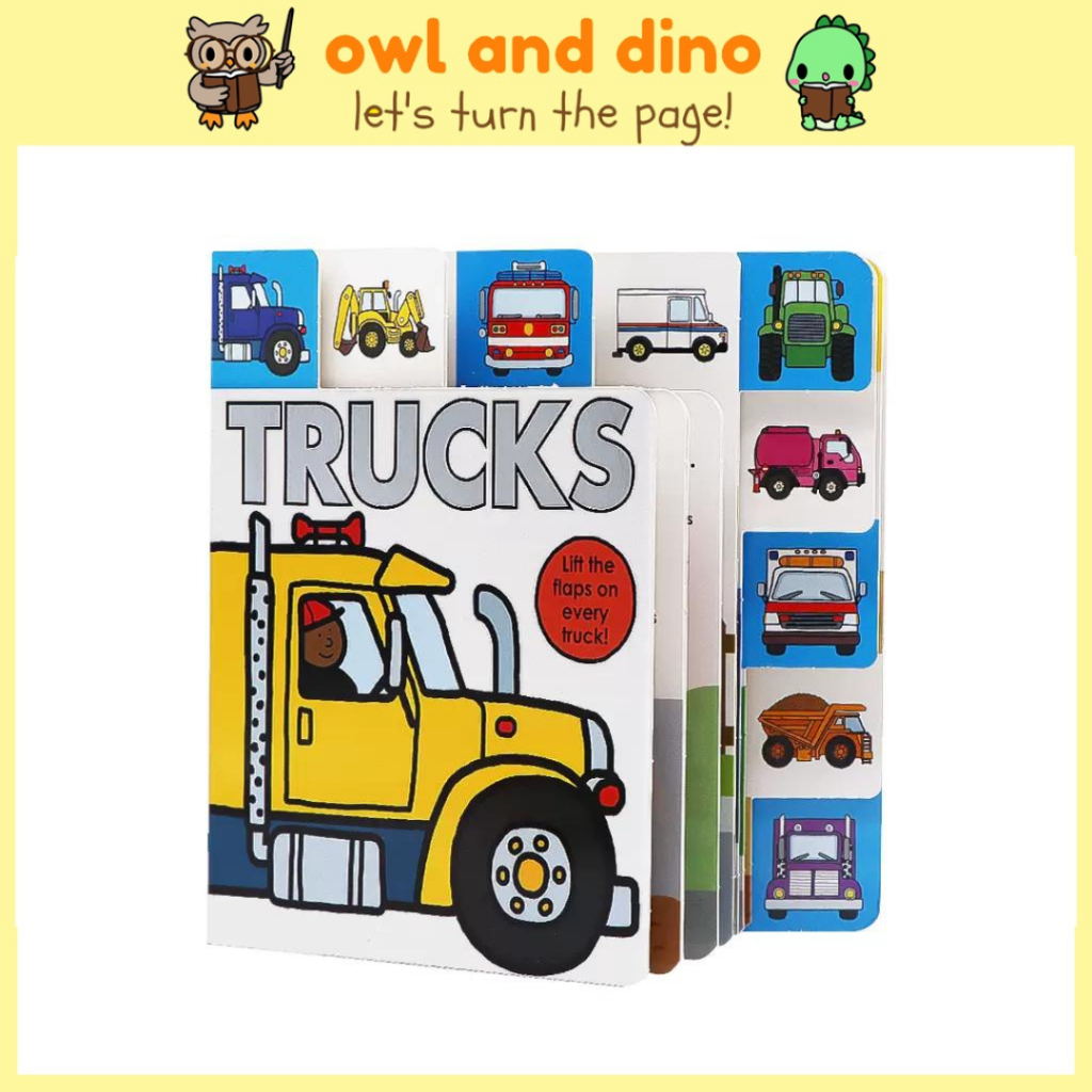 Trucks by Priddy Books (Lift the flap Tab Board book) | Shopee Philippines
