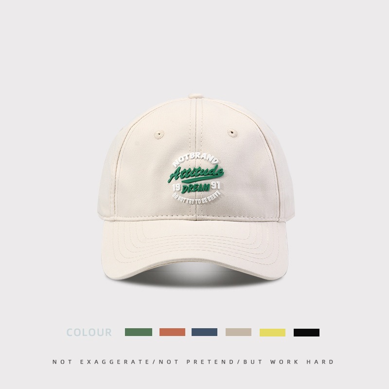 Attitude English Baseball Hat Hardtop Outgoing Show Face Small Sunshade ...