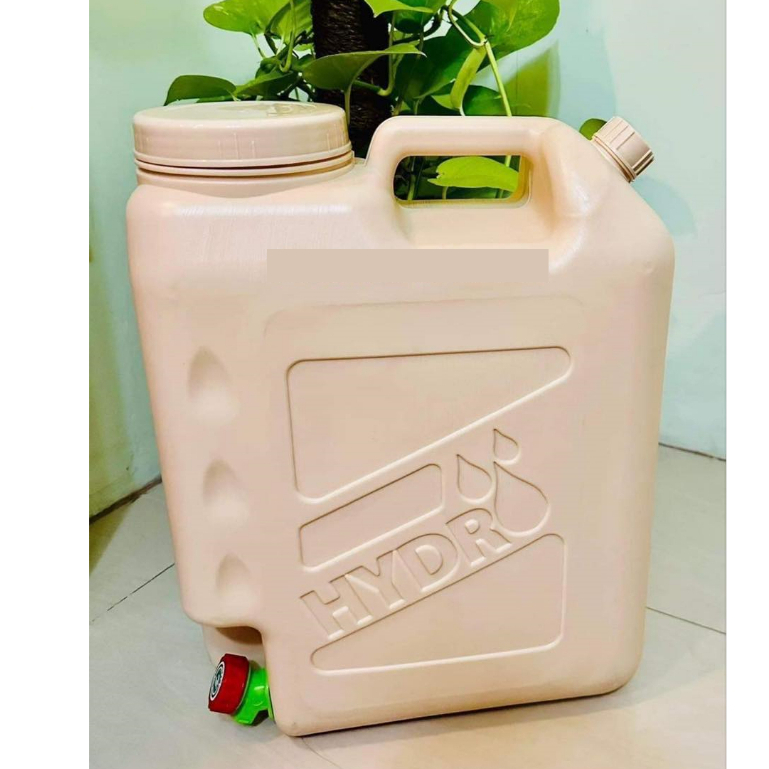 AESTHETIC BEIGE WATER CONTAINER 20 LITERS WHITE FAUCET AND ROTARY ...