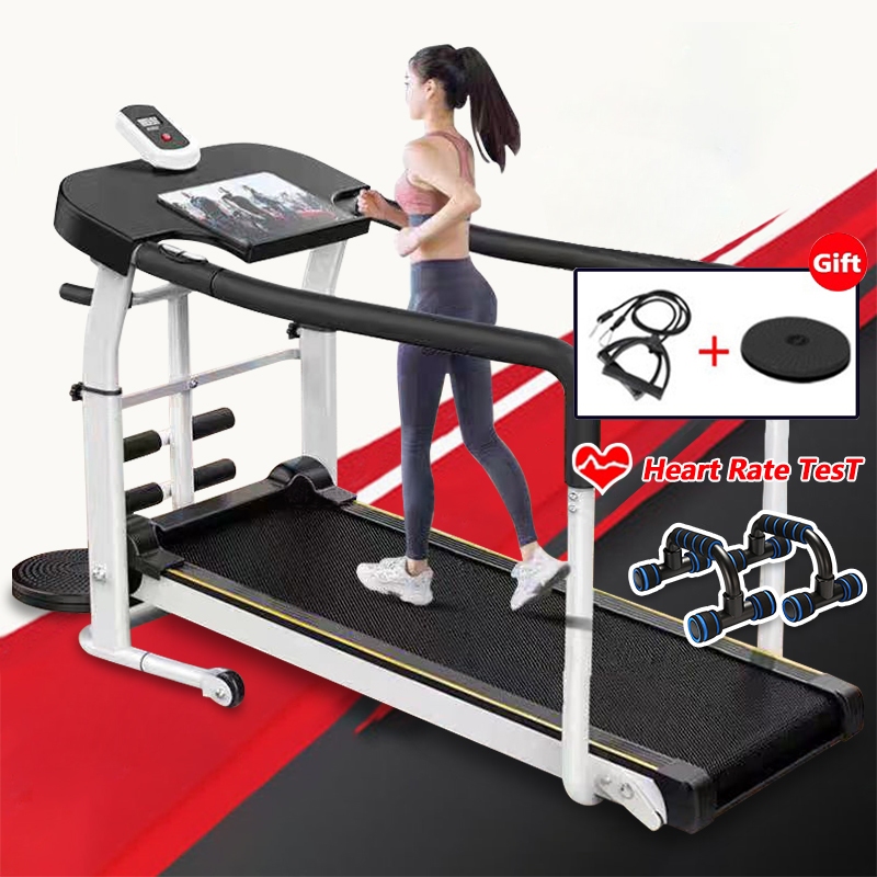 Multifunctional luxury treadmill, With Heart Rate Test household ...