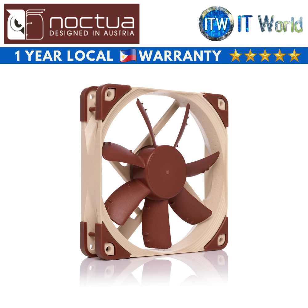 Itw | Noctua NF-S12A PWM Premium 120mm Quiet Fan (Brown) (NF-S12A PWM ...