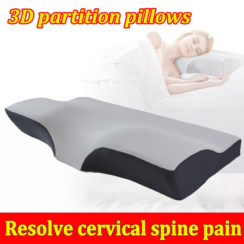 Pillow Designed for Cervical Spine Memory Foam Pillow 3D Partition ...
