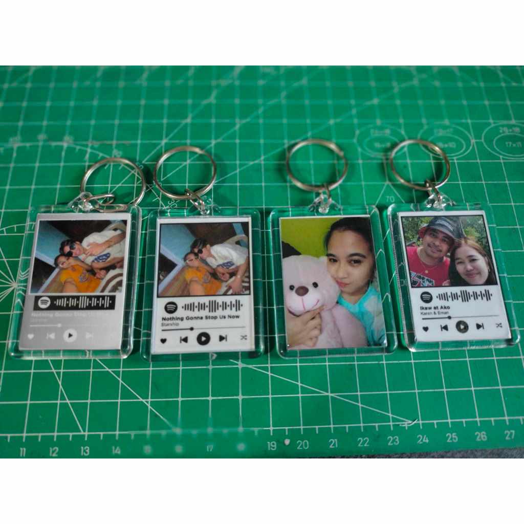 Customized Acrylic Keychain Spotify Design | Shopee Philippines