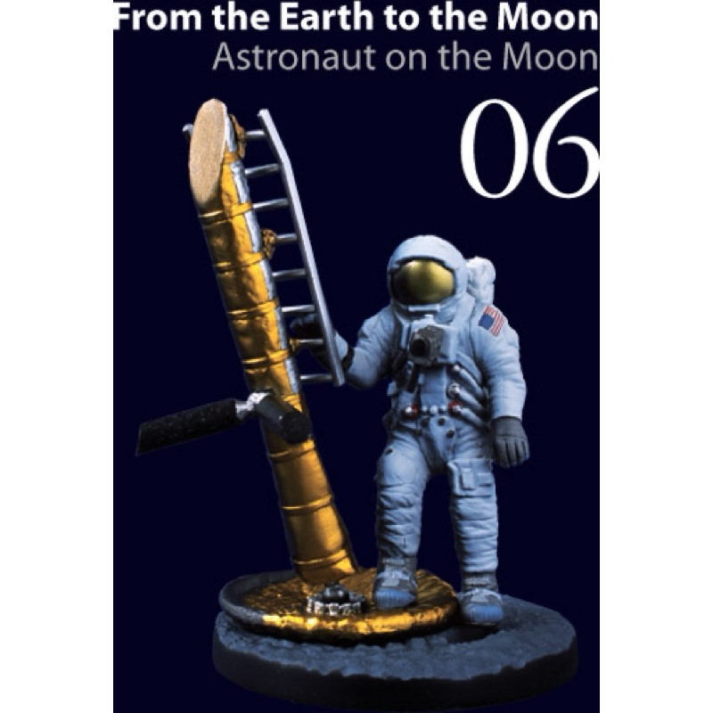 Astronaut on the Moon Mini Diorama Collectible Figure by Kaiyodo ...