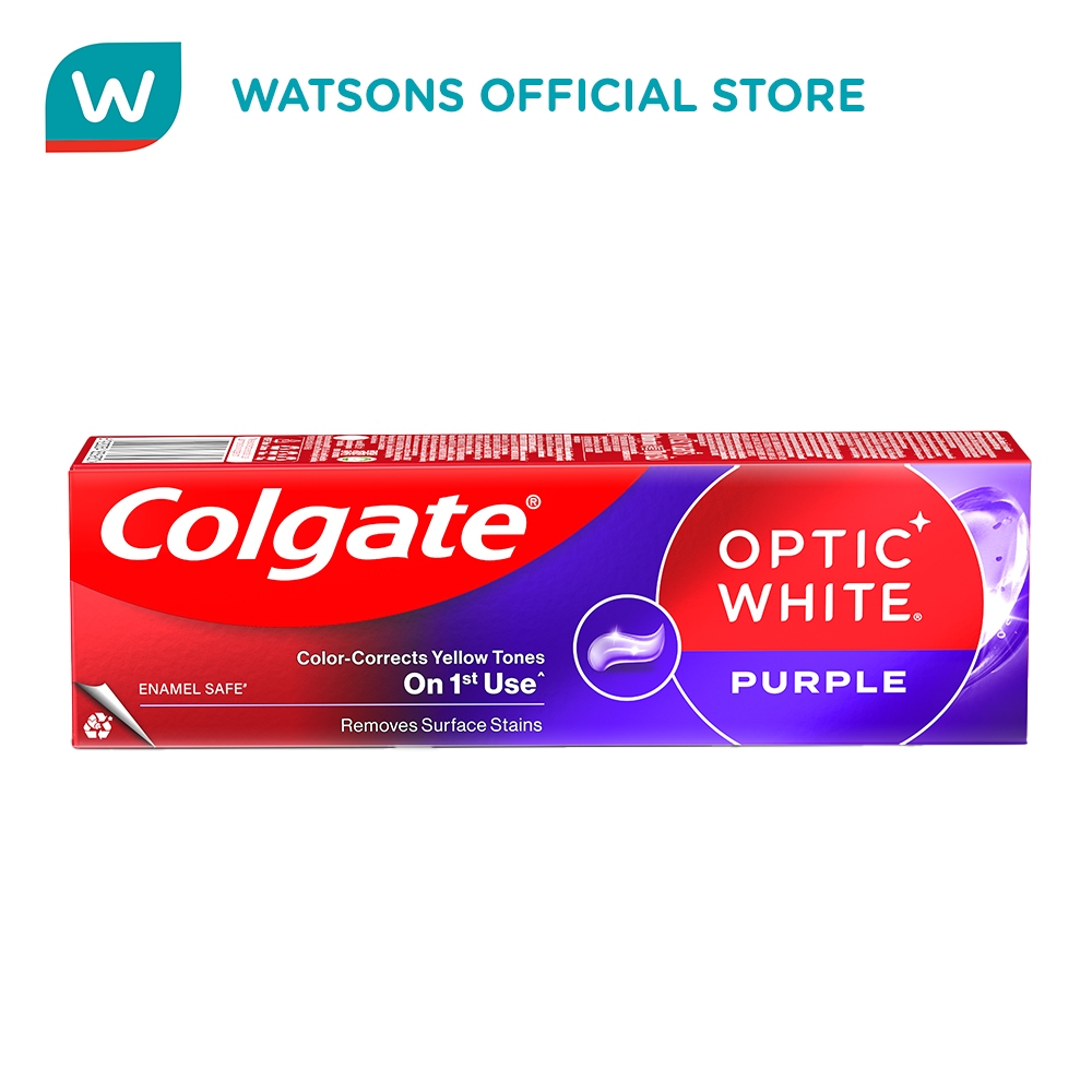 COLGATE Optic White Purple Toothpaste Whitening Toothpaste 100g ...