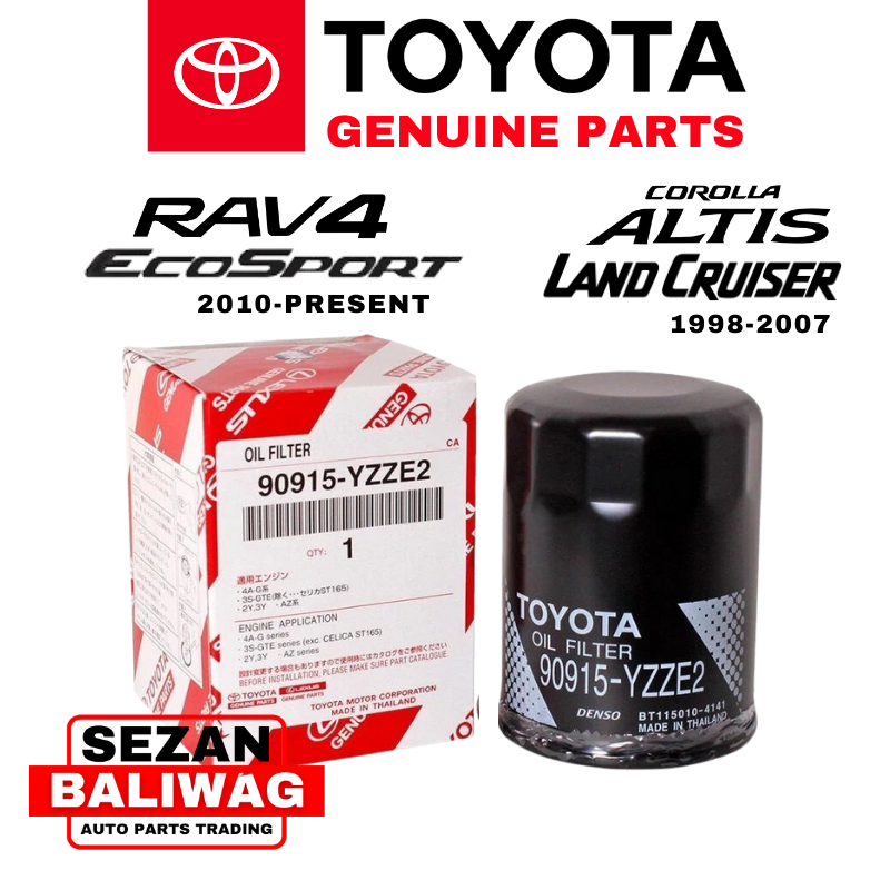 ORIGINAL TOYOTA OIL FILTER TOYOTA ALPHARD CAMRY COROLLA PREVIA RAV4 ...