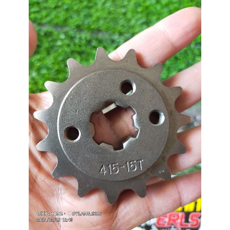 ENGINE SPROCKET 14 415 /15 415 FOR RAIDER 150 Carb/fi / WAVE 125 ...