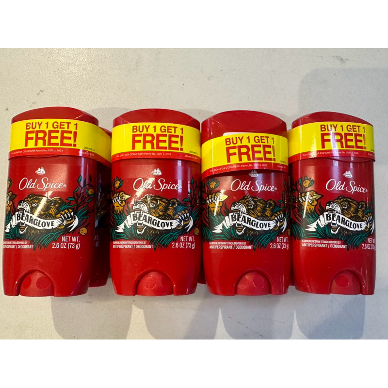 BUY 1 TAKE 1 OLD SPICE DEODORANT STICK BEAR GLOVE 73g | Shopee Philippines