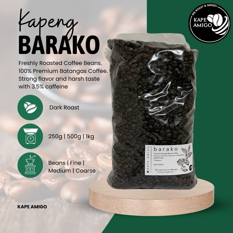 [Kape Amigo] Kapeng Barako [in Thick Plastic] Premium Batangas Coffee ...