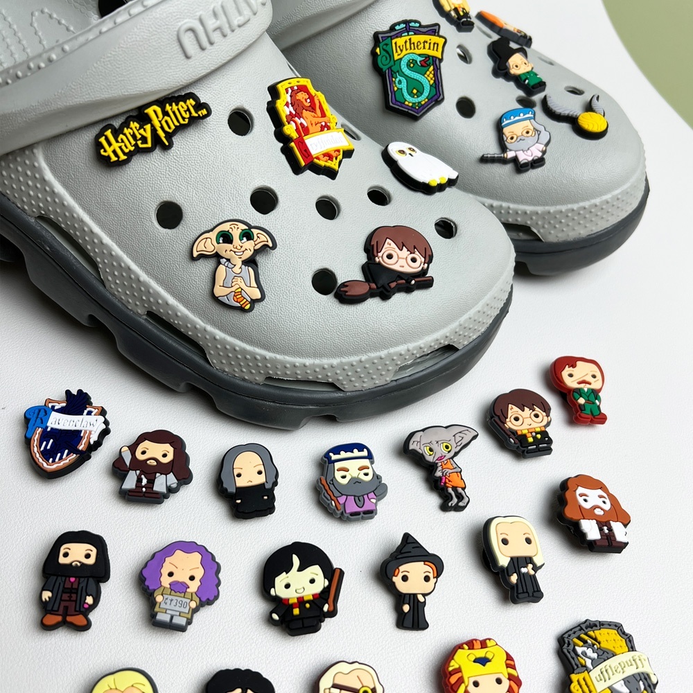 magic academy for crocs cartoon shoecharms slippers Shoe Decoration ...