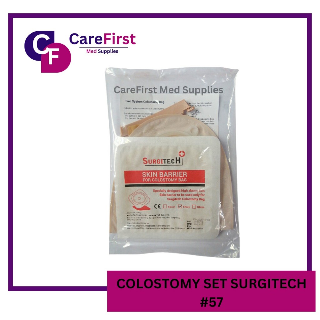 Colostomy Bag w/ Wafer, SURGITECH 57mm | Shopee Philippines