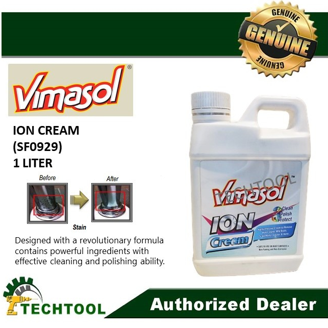 VIMASOL 1L Ion Cream - Surface Cleaner, Polisher and Protector (SF0929 ...