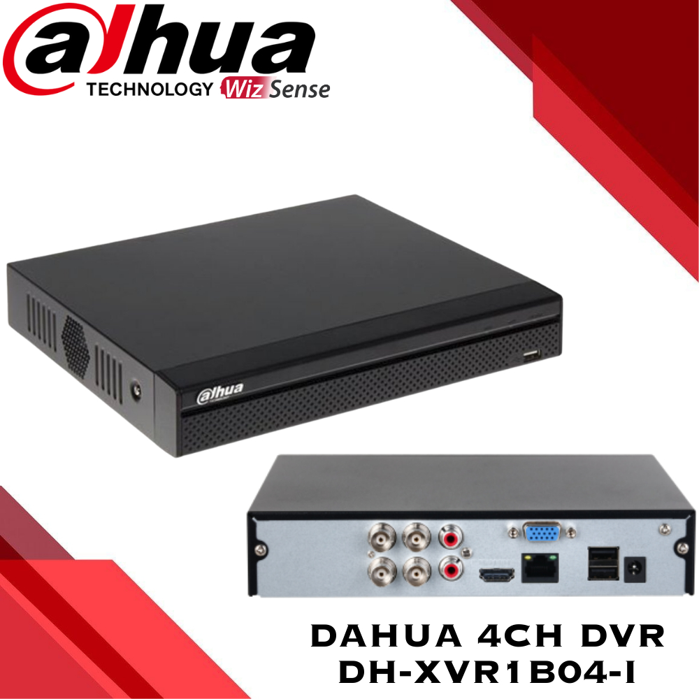 DAHUA 4CH DVR XVR1B04-I 4 CH Penta-brid 1080N/720P Cooper 1U 1HDD Digital Video Recorder | 4ch ...