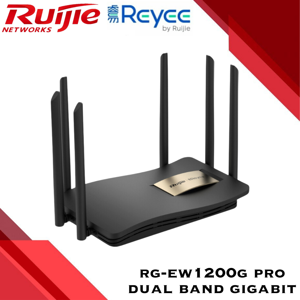 RUIJIE REYEE RG-EW1200G PRO 1300M Dual-band Gigabit Wireless Router ...