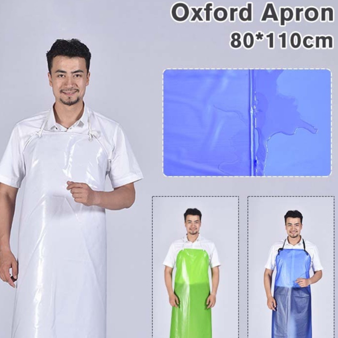 PVC Apron Extra long Waterproof Double Sided Oilproof apron aprons ...
