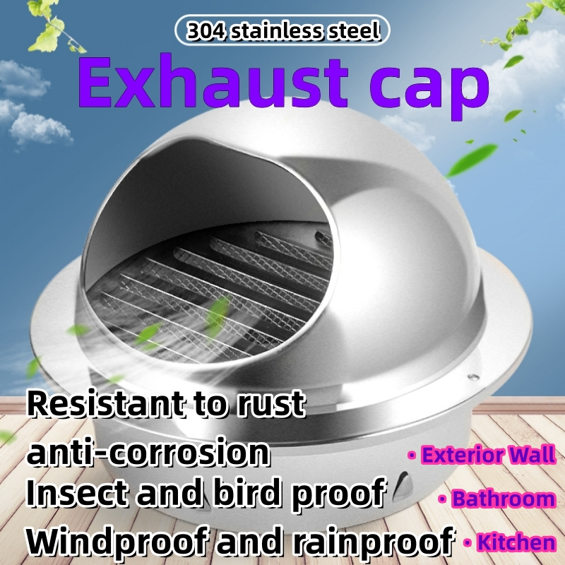 Household stainless steel exhaust cap, outlet hood, exhaust cap, air ...