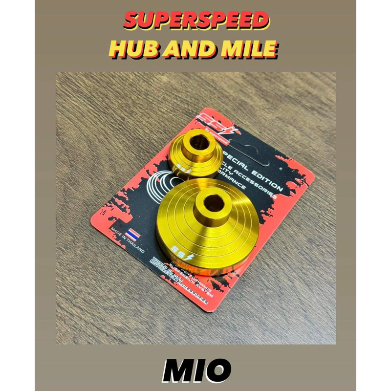SUPERSPEED HUB AND MILE MIO,RAIDER,WAVE and CLICK | Shopee Philippines