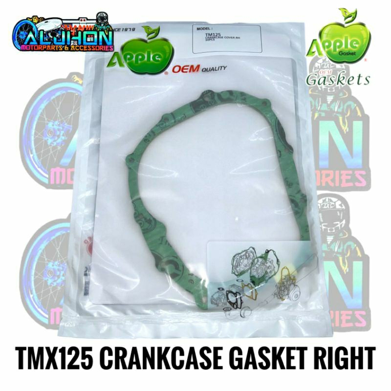 APPLE GASKET TMX 125 ALPHA CRANKCASE GASKET RIGHT 1PACK/10PCS | Shopee ...