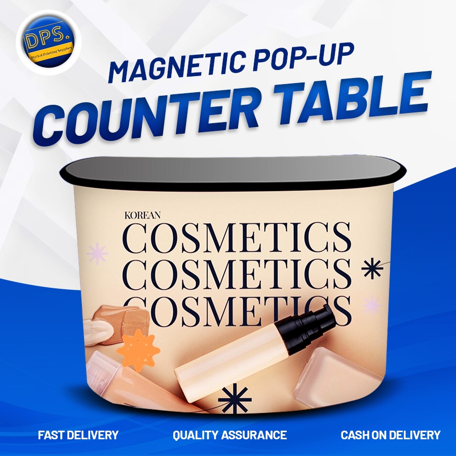 DPS Magnetic Pop Up Booth Table / Counter Table / Popup Display Counter ...