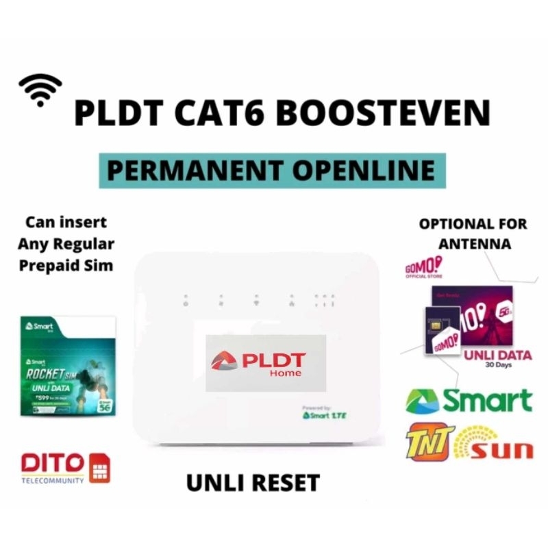 MODEM BOOSTEVEN PERMANENT OPENLINE | Shopee Philippines