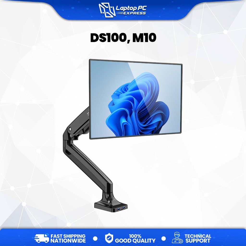 Single Arm Monitor Mount Swivel And Tilt Bracket 17- 35 Inches DS100 ...