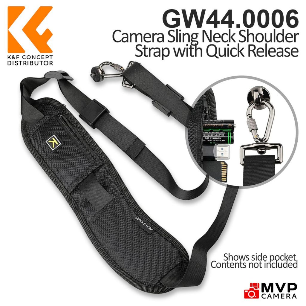 K&F KF CONCEPT Single Shoulder Camera Strap Adjustable Quick Release ...
