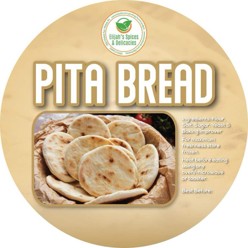Elijah S Pita Bread Arabic Bread - 5 Units 6 100G Each | Shopee Philippines