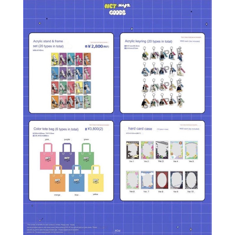 NCT XYZ Pop Up Merch Acrylic Standee and Frame Keychain Jaemin and ...