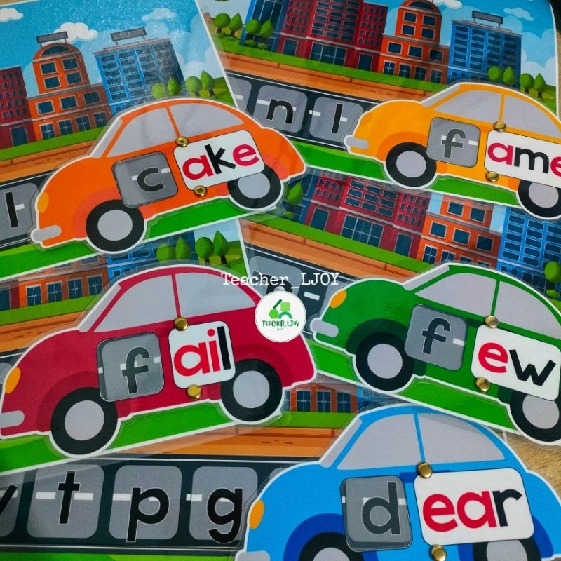 LONG VOWEL SOUNDS CARS SLIDERS | Shopee Philippines