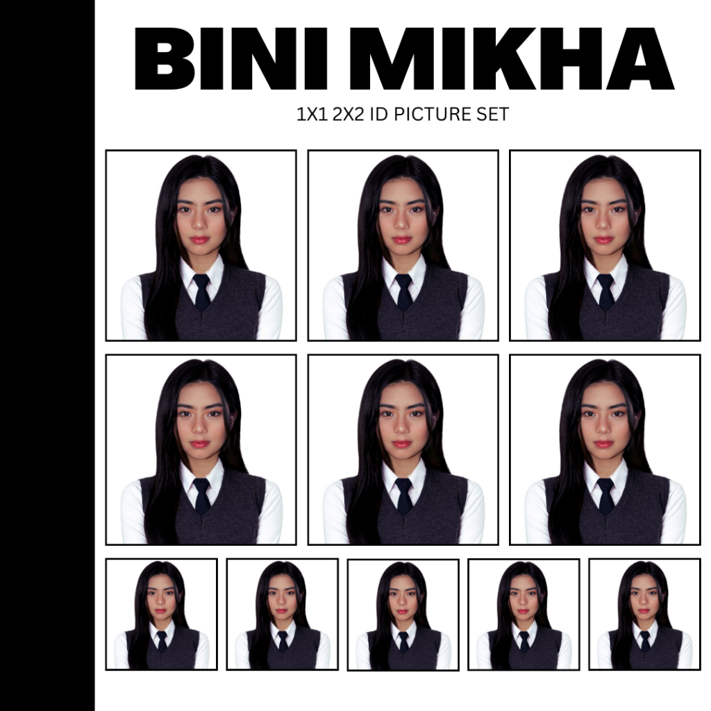 BINI Mikha [1x1 2x2] ID Photo Set | Shopee Philippines