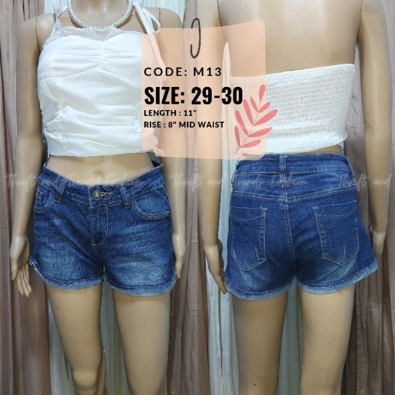 Denim Short / Ukay-ukay Short / High waist Short / Sexy short (7th ...