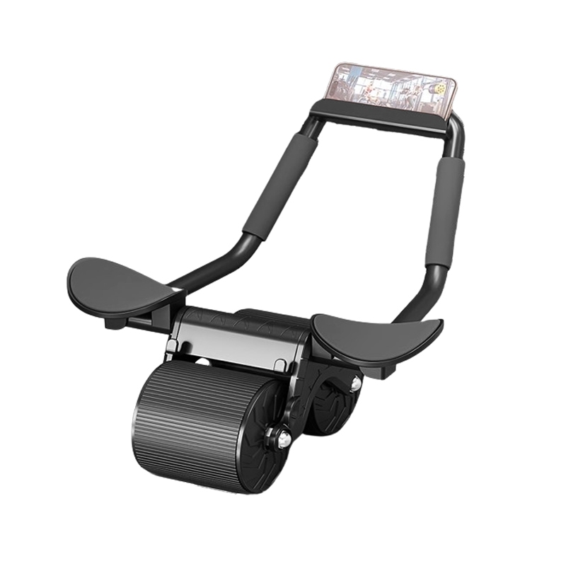 Core Sculptor Automatic Rebound Abs Exercise Wheel with Elbow and Knee ...