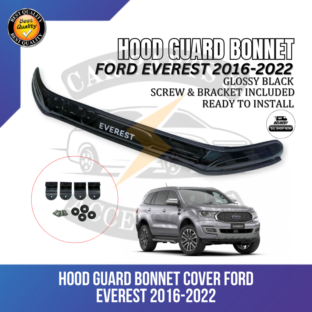 CPA HOOD GUARD BONNET COVER FORD EVEREST 2016-2022 (10687) | Shopee ...