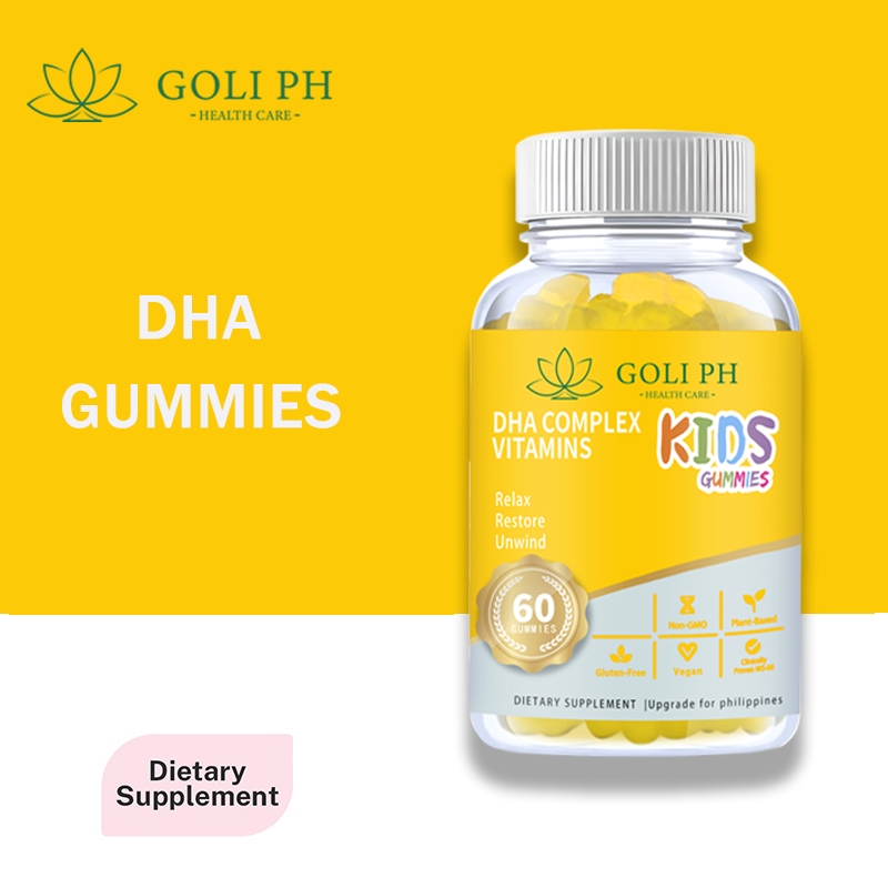 Goli PH DHA Gummies Boost Your vitamins for kids Essential Omega-3s ...