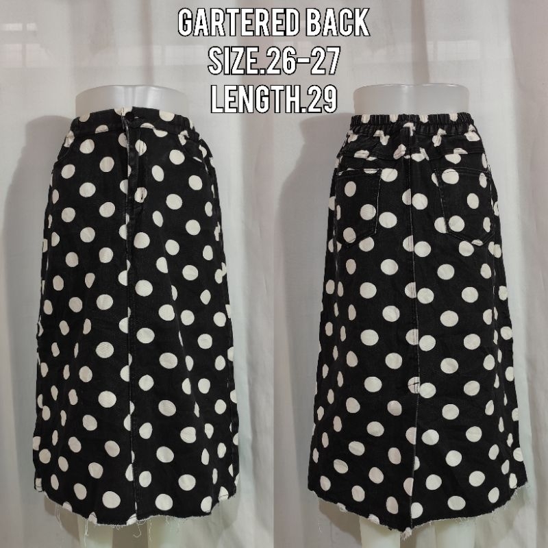 B45 PRELOVED DENIM SKIRT LONG | PALDA 3 | Shopee Philippines