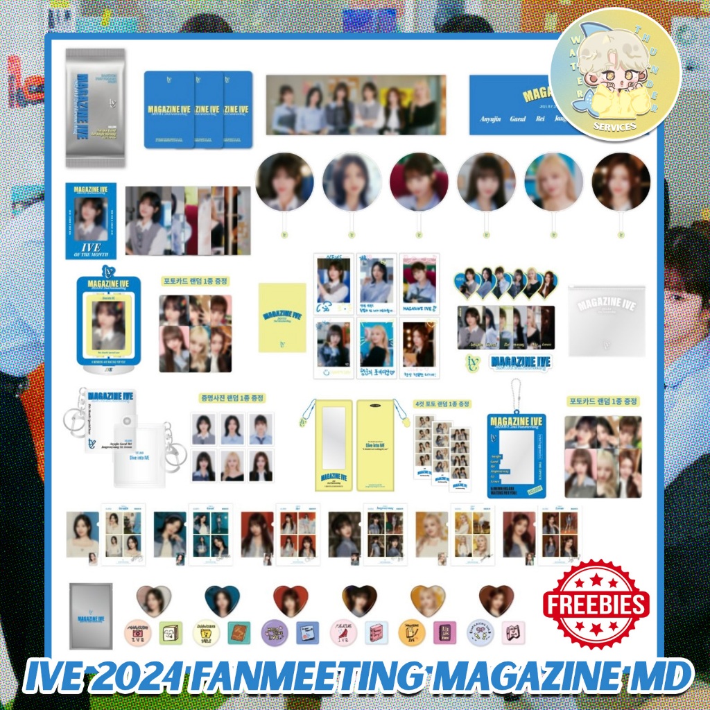 IVE 2024 2nd FANMEETING MAGAZINE IVE OFFICIAL MD FETA [SEALED & PRE-ORDER] | Shopee Philippines