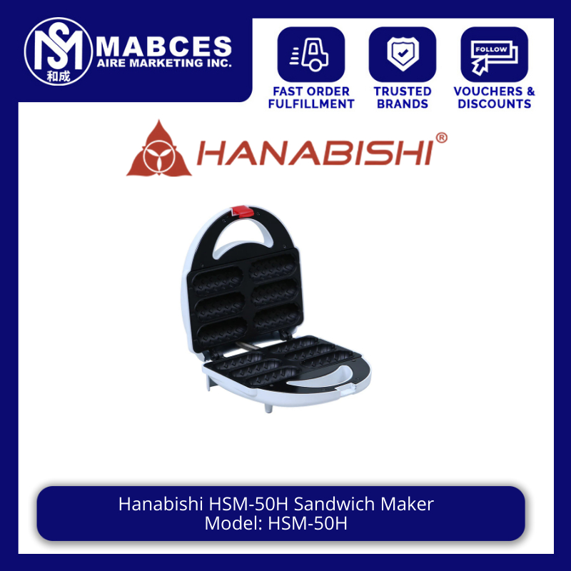 Hanabishi HSM-50H Hotdog Sandwich Maker | Shopee Philippines