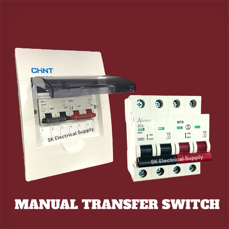 MEIJI MTS 2PDT 20A | 32A | 40A | 63A | 100A | sk electrical | Shopee ...